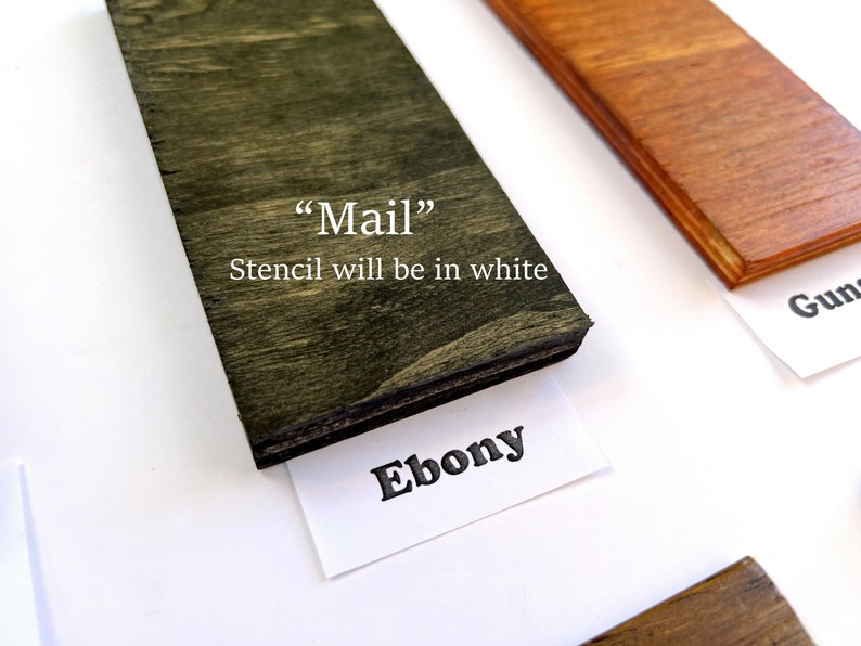 Hanging Mailbox With Custom Stain Choices, Wooden Mailbox for Porch. - Etsy