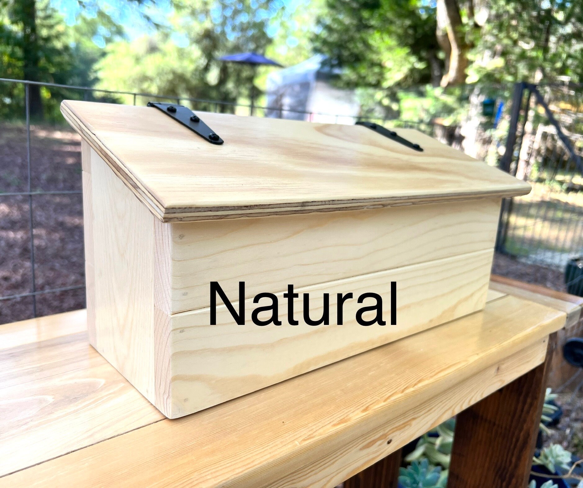 Hanging Mailbox With Custom Stain Choices, Wooden Mailbox for Porch. - Etsy