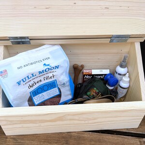 Solid Wood Storage Box, Unfinished, Custom Stains Available. - Etsy