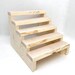 Solid Pine Wood Tiered Spice Rack Display Stand for Countertop. - Etsy