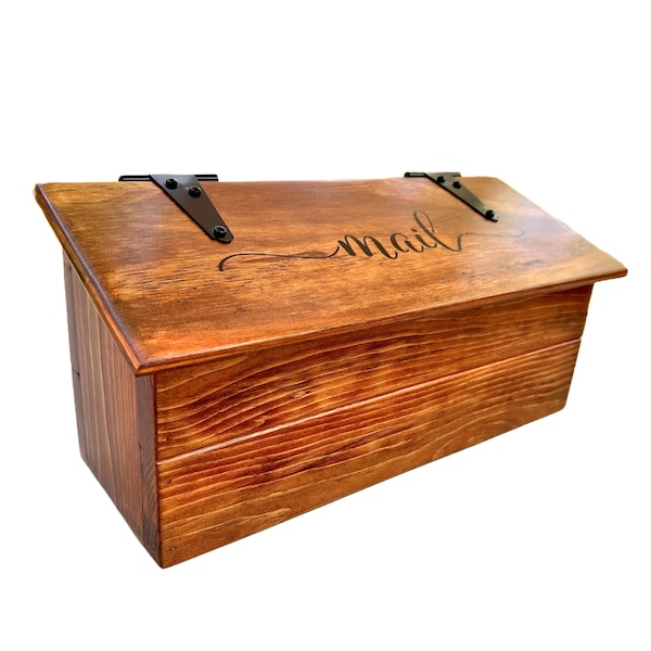 Wood Mailbox - Etsy