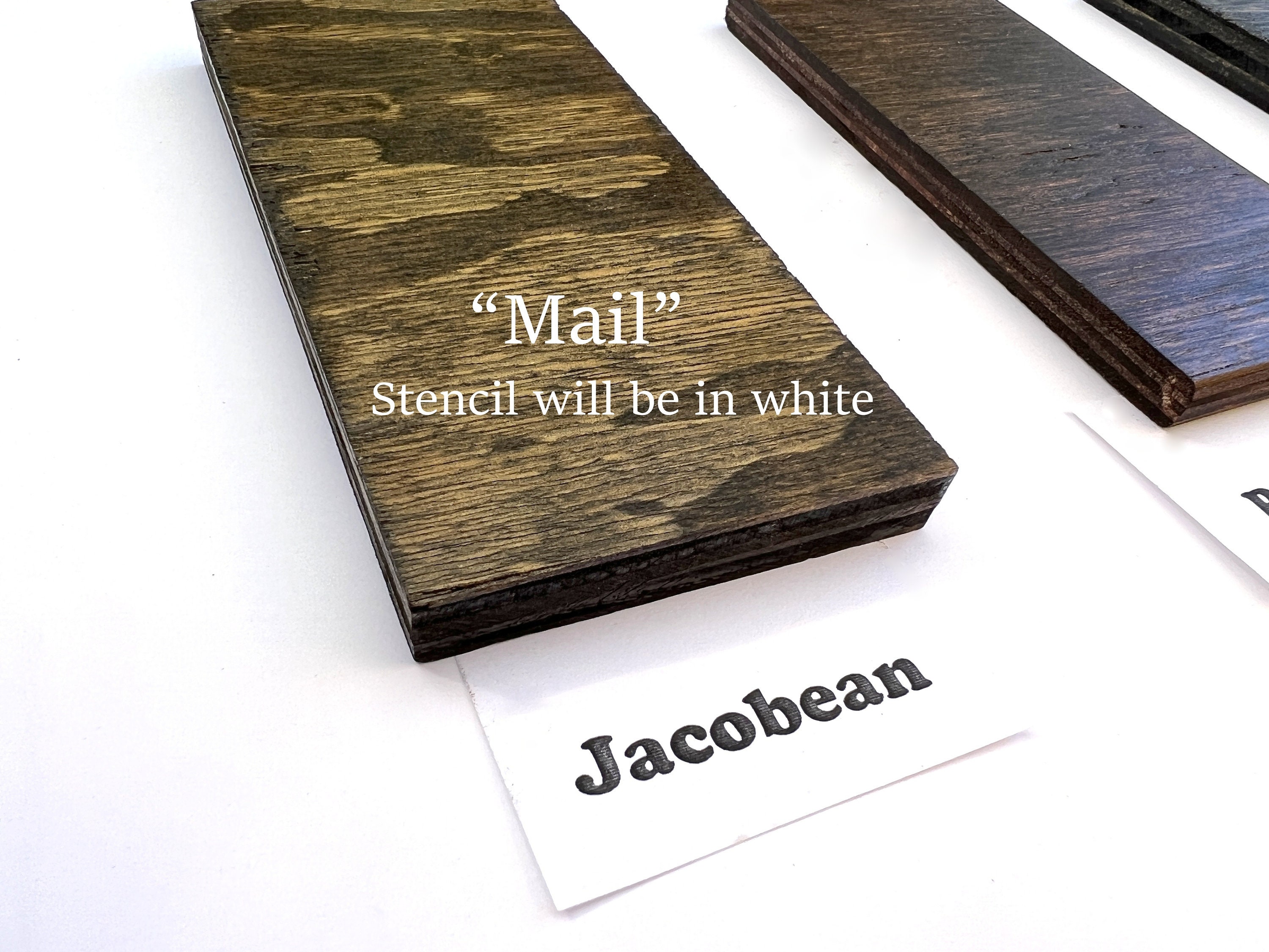 Hanging Mailbox With Custom Stain Choices, Wooden Mailbox for Porch. - Etsy