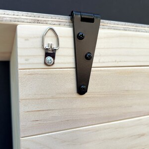 Mailbox Wall Mount, Wooden Hanging Mailbox for Letters, Unstained. - Etsy