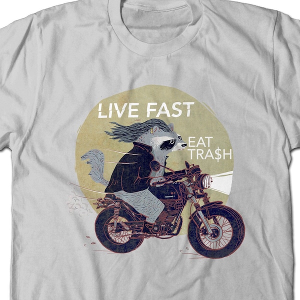 Live Fast Eat Trash - Etsy
