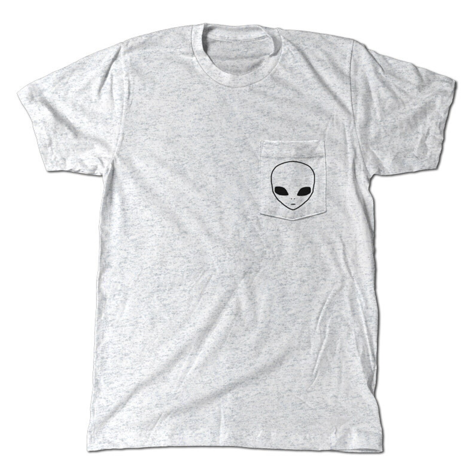 Alien UFO Pocket T-shirt - Etsy
