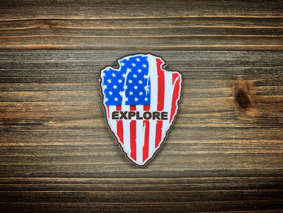 Explore America Arrowhead Patch | Etsy
