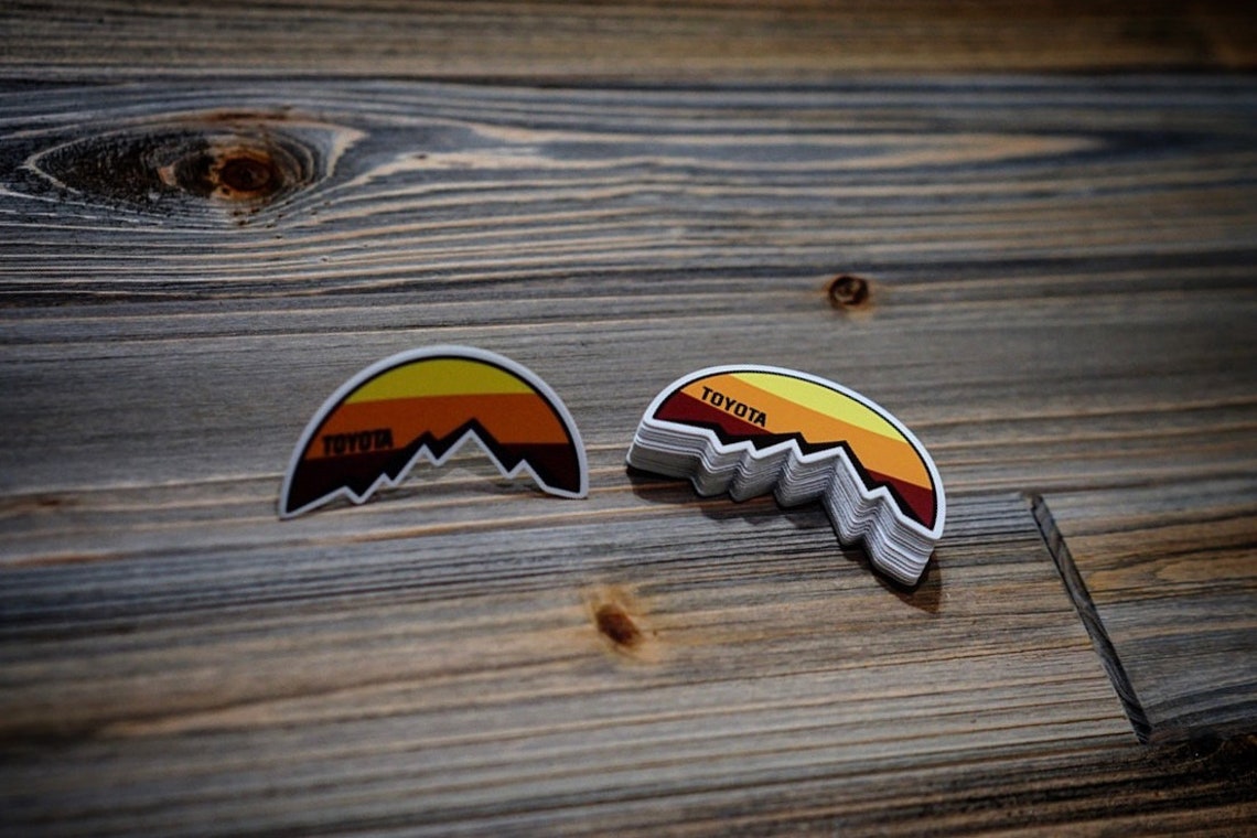 Toyota Sunrise Sticker | Etsy