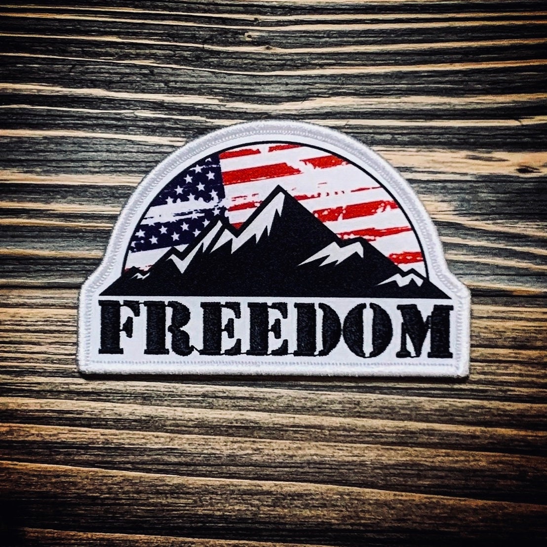 Freedom Mountains patch | Etsy