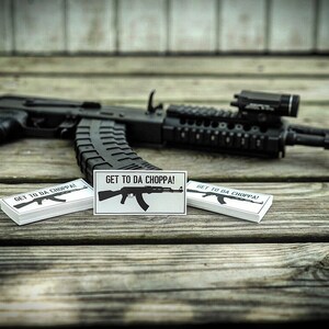 Get to Da Choppa Sticker - Etsy