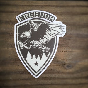Freedom Sticker - Etsy