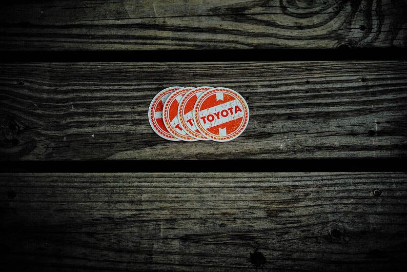 Throw Back Toyota Sticker | Etsy
