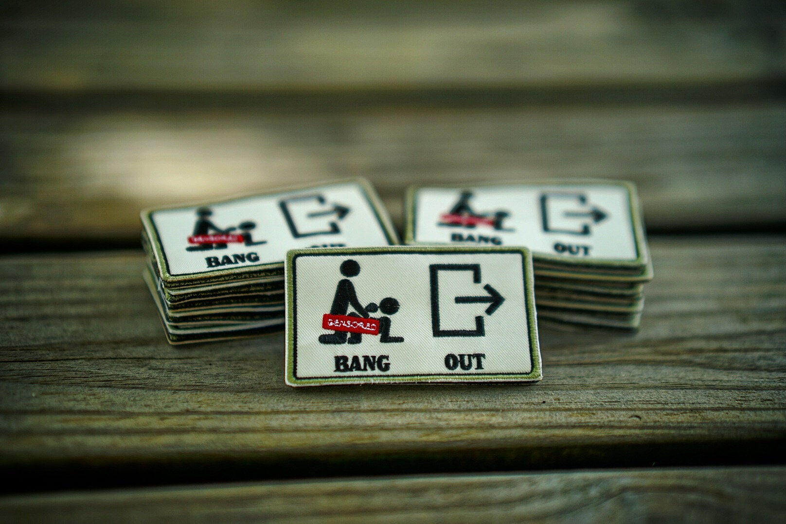 Tac-sign: Bang Out Patch - Etsy