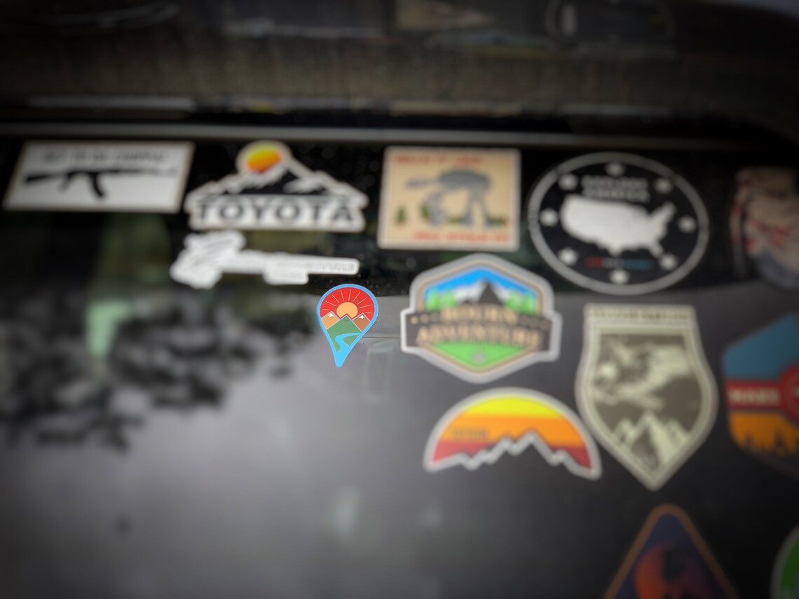 Way Point Sticker | Etsy