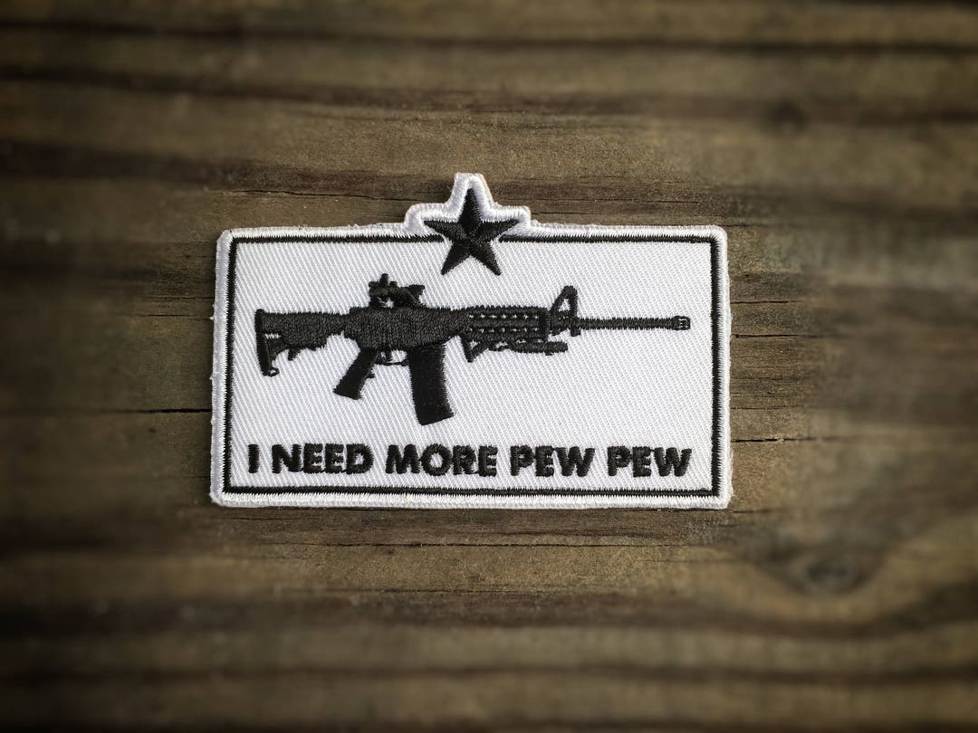 More Pew Pew Patch - Etsy