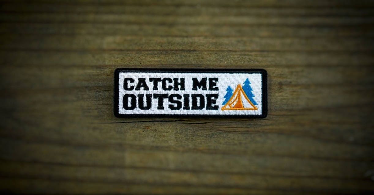 Catch Me Outside patch | Etsy