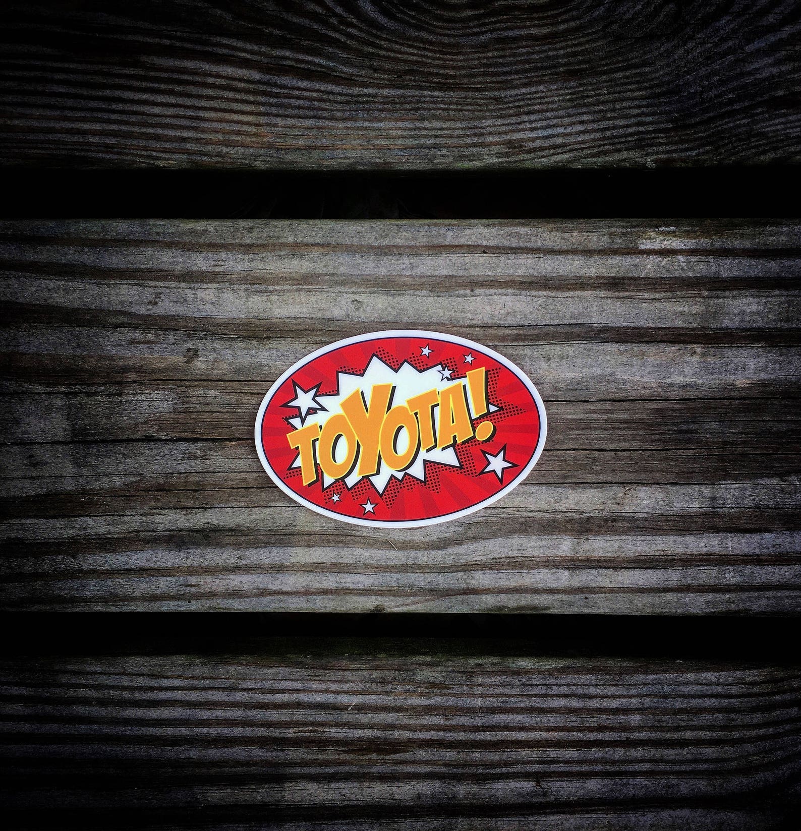 Action: Toyota Sticker - Etsy