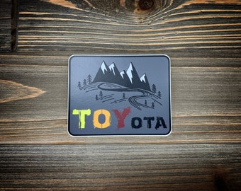 Throw Back Toyota Sticker - Etsy