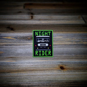 Night Rider Patch - Etsy