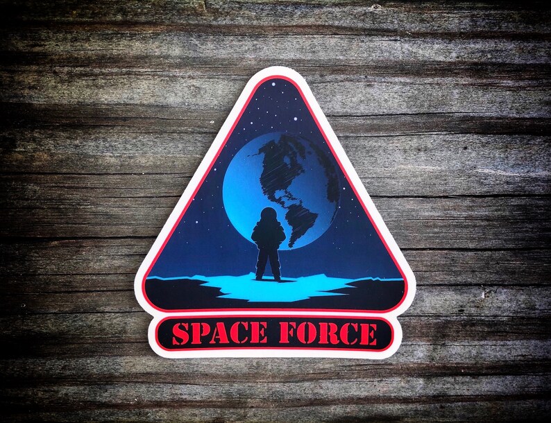 Space Force V2 (red, White, and Blue) Sticker - Etsy