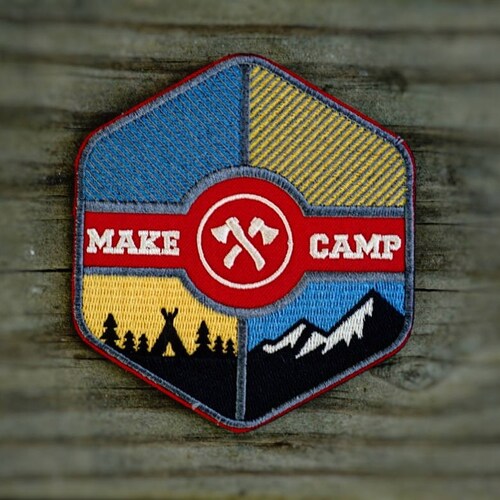 Make Camp Patch | Etsy