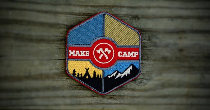 Make Camp Patch - Etsy