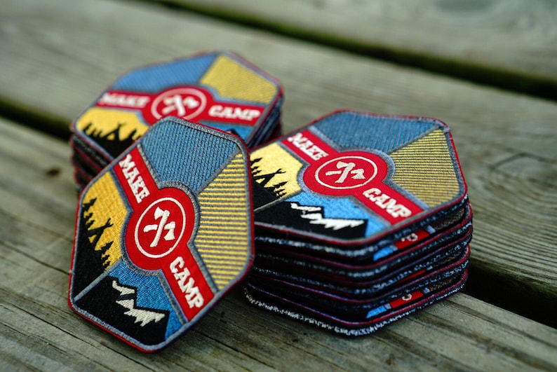 Make Camp Patch - Etsy