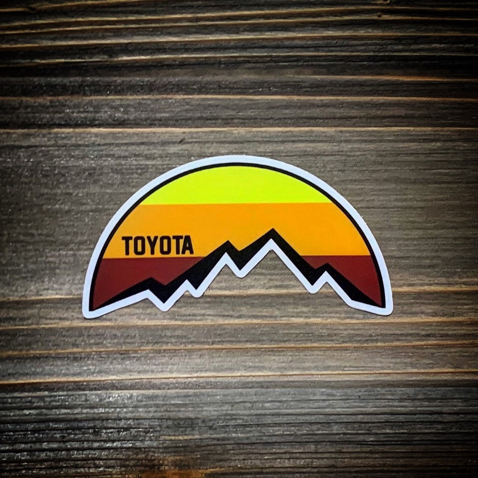 Toyota Sunrise Sticker | Etsy