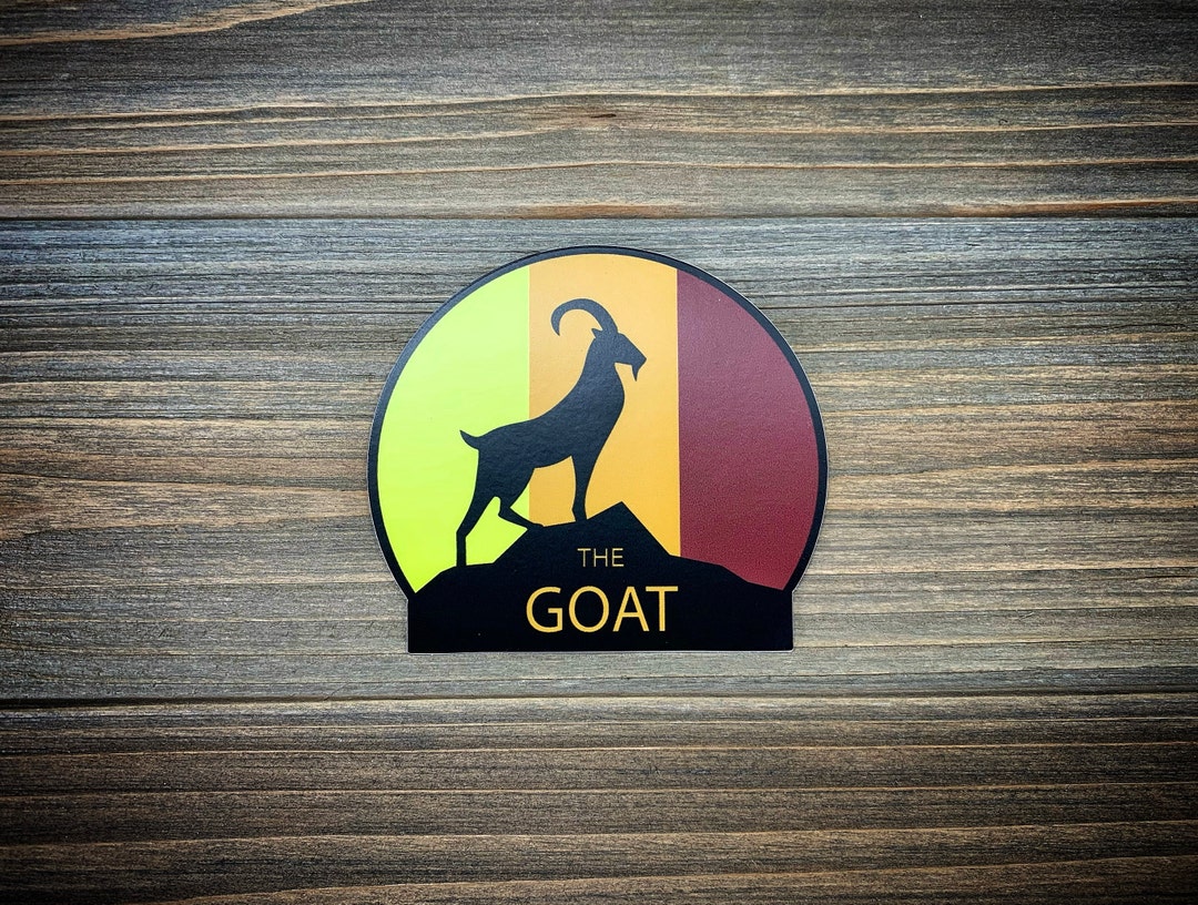 The GOAT Sticker - Etsy