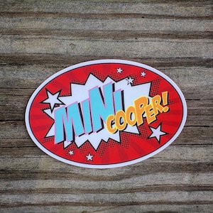 Action: MINI Cooper Sticker - Etsy