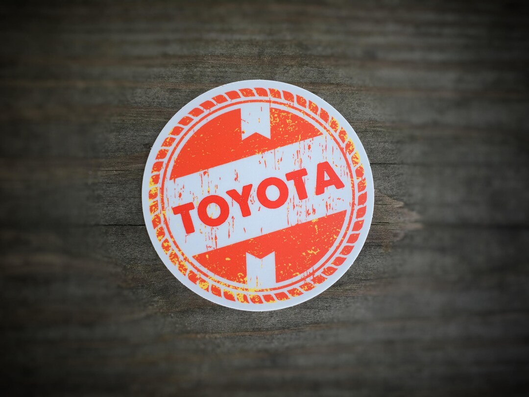 Throw Back Toyota Sticker - Etsy