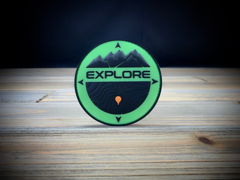 Explore Round Patch - Etsy