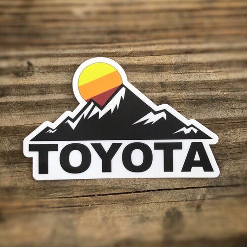 Throw Back Toyota Sticker | Etsy