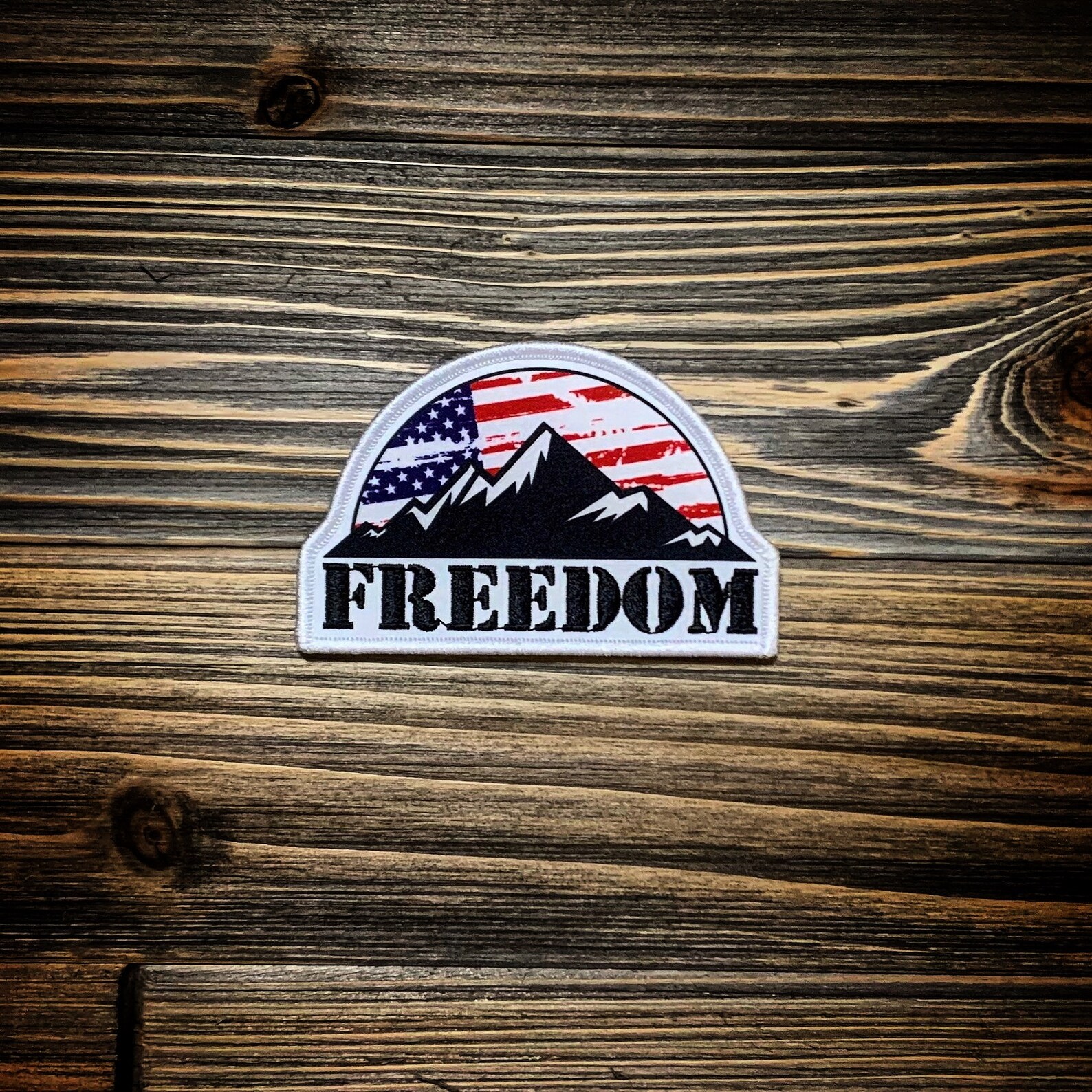 Freedom Mountains Patch - Etsy