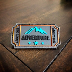 Adventure Ticket Patch - Etsy