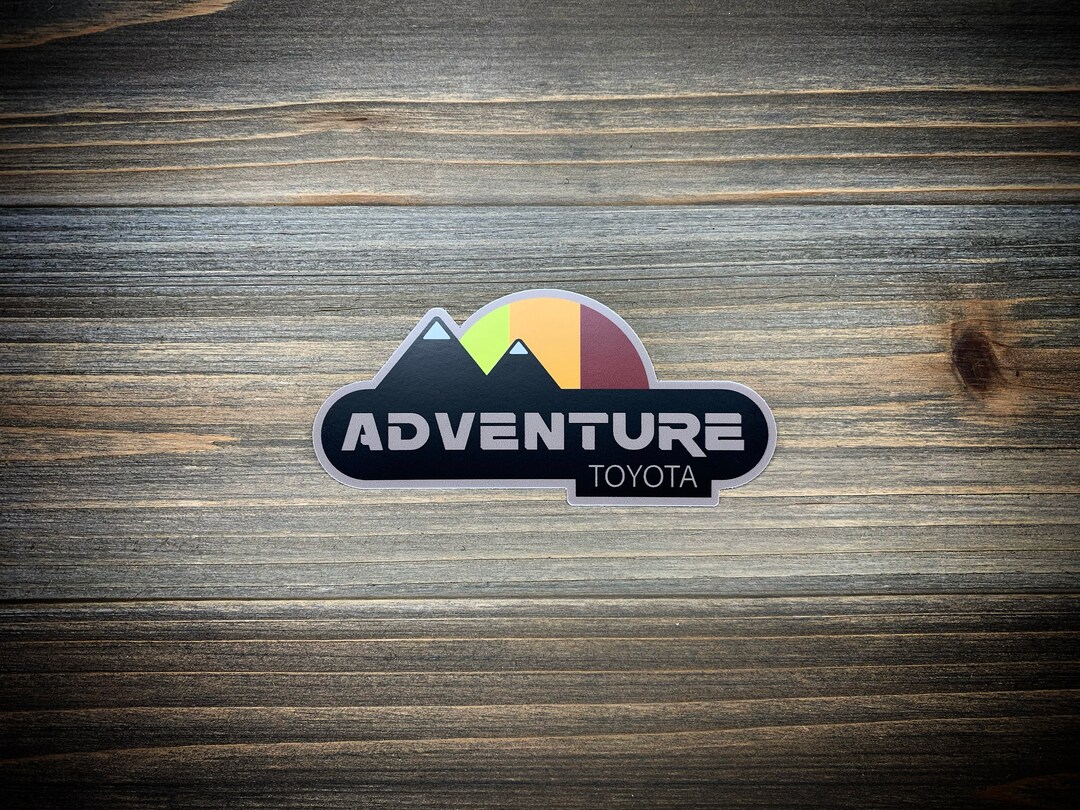 Retro Toyota Adventure Sticker - Etsy