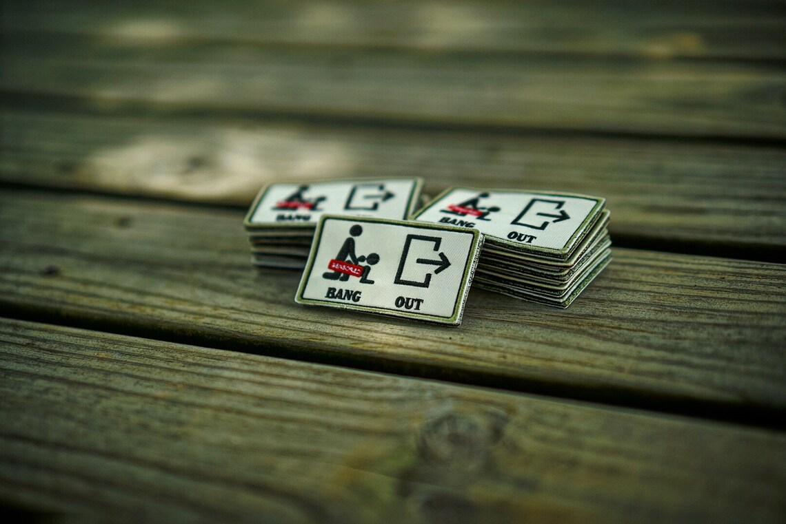 Tac-sign: Bang Out Patch - Etsy