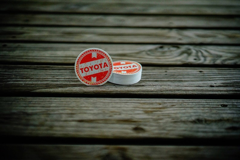 Throw Back Toyota Sticker | Etsy