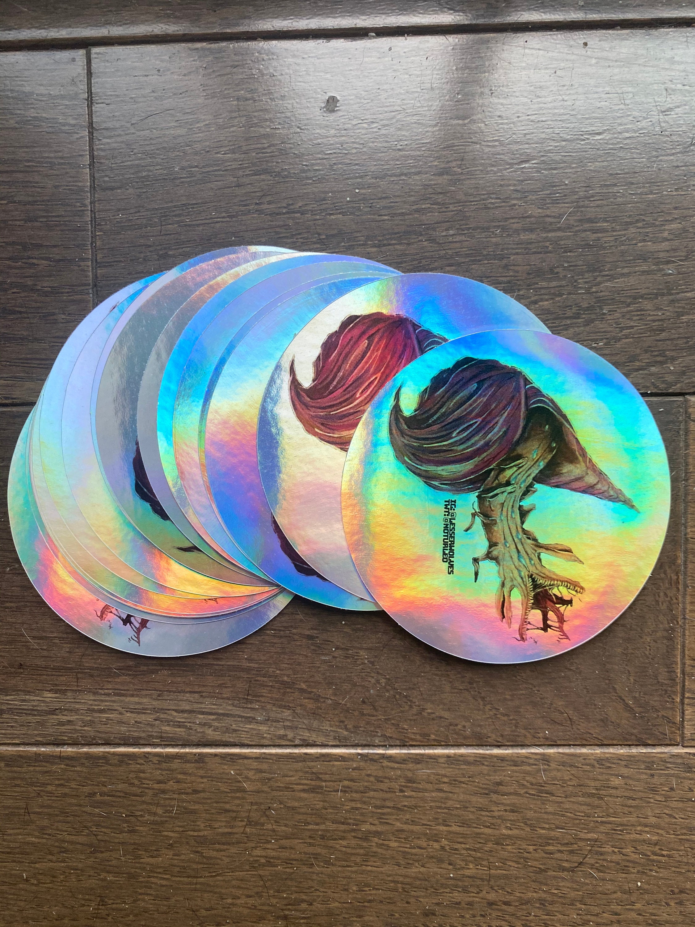 Mutant Snail 3 Holographic Decal - Etsy