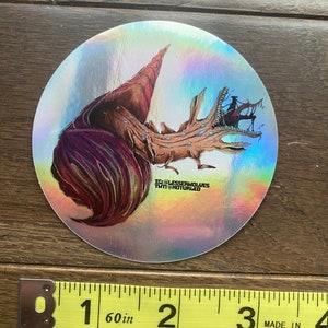 Mutant Snail 3 Holographic Decal - Etsy