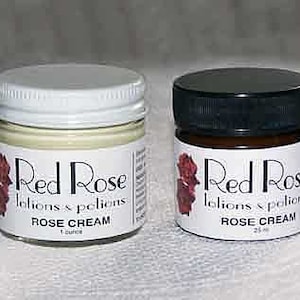 Organic Rose Essential Oil Cream - Mind Stimulating Skincare - Etsy