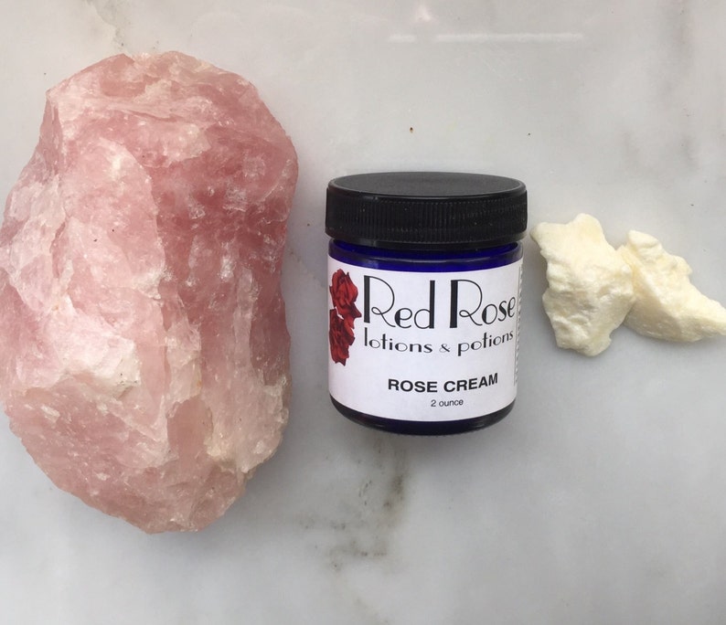 Organic Rose Essential Oil Cream - Mind Stimulating Skincare - Etsy
