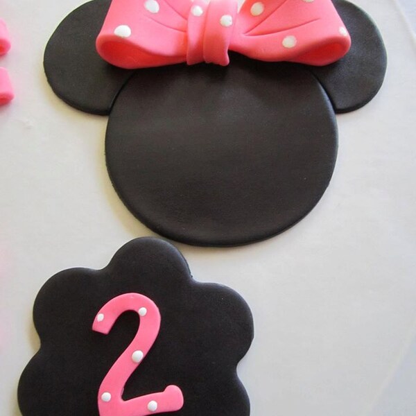 Fondant Minnie Mouse - Etsy