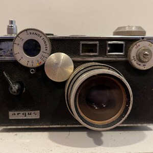 Argus C3 Rangefinder Film Camera With 50mm 1:3.5 Lens - Great Display ...