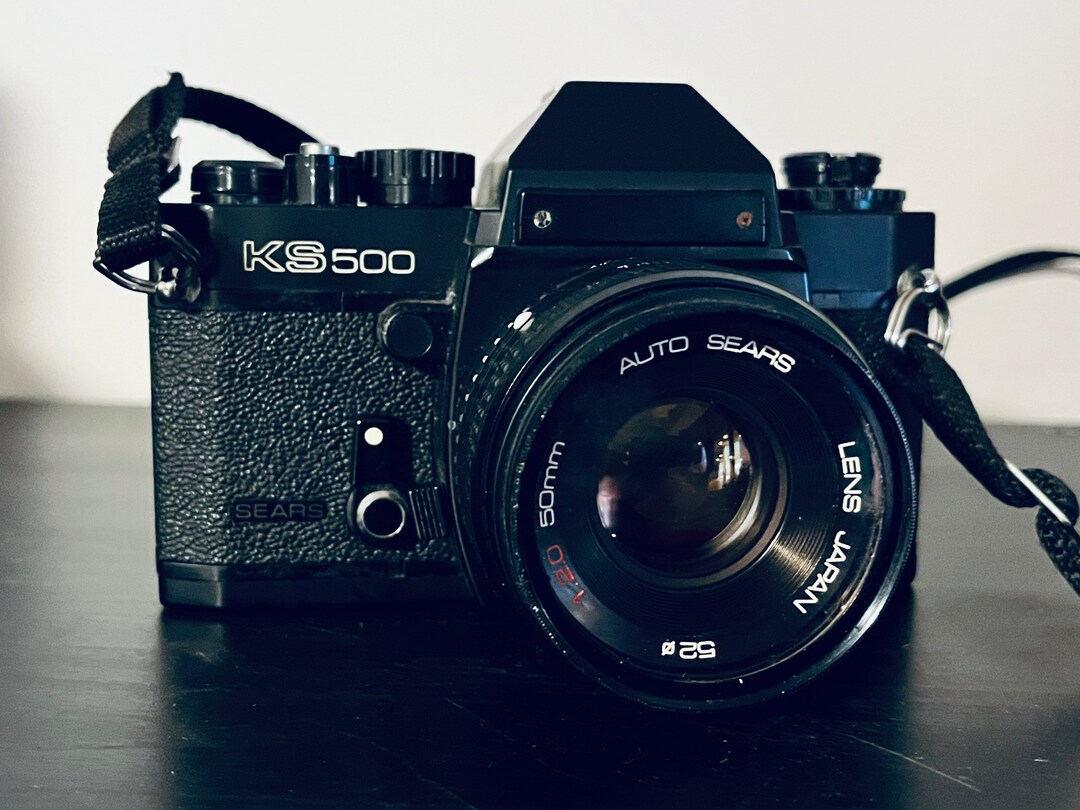 Ricoh Sears KS 500 SLR Film Camera With 50mm F:2.0 Lens - Great Working ...