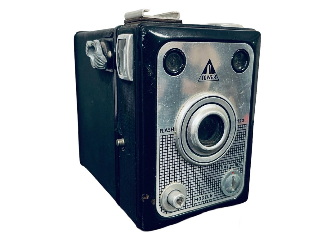 Tower Flash 120 Model 8 Box Film Camera- Great Working 120 Film Camera ...