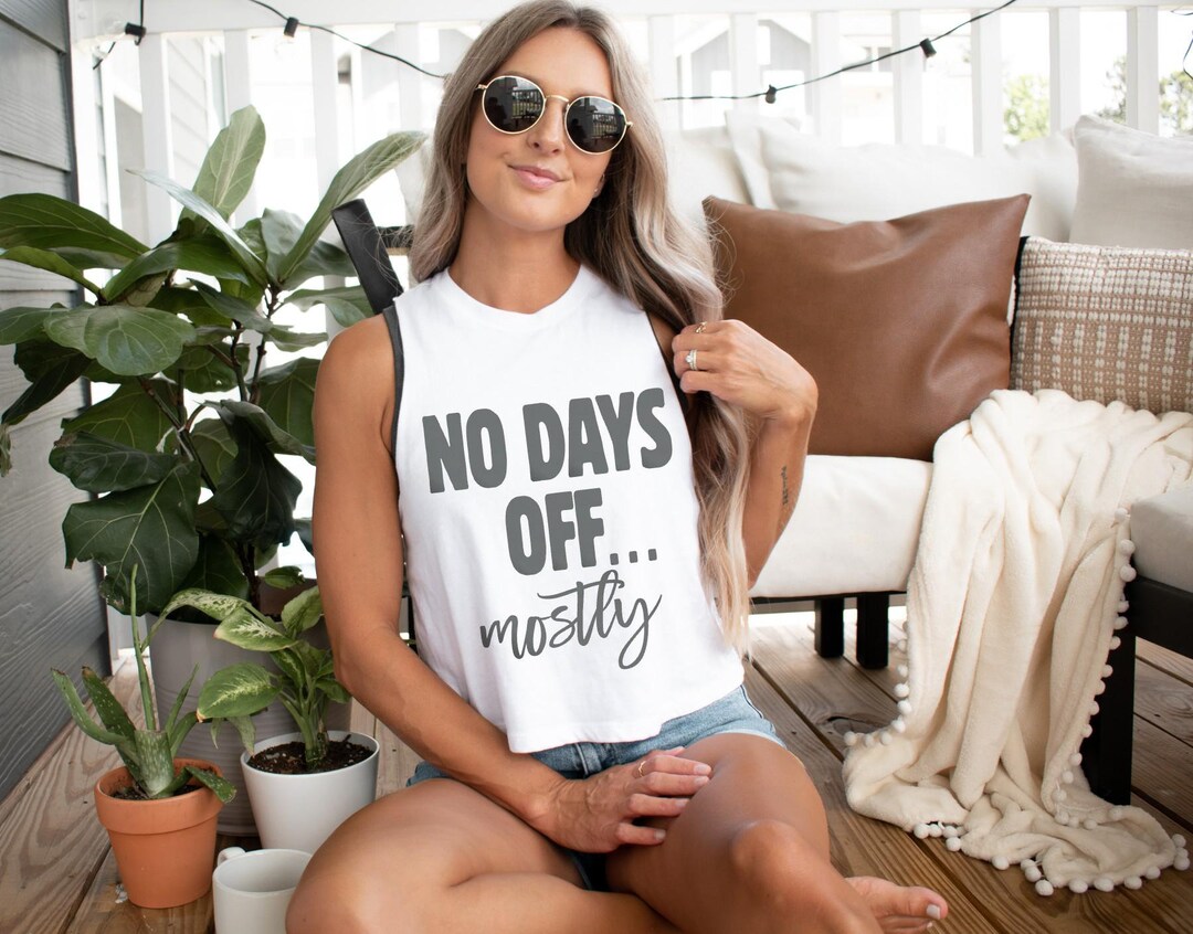 Workout Tanks for Her | Fit Tank | Motivation Tank | No Days off ...