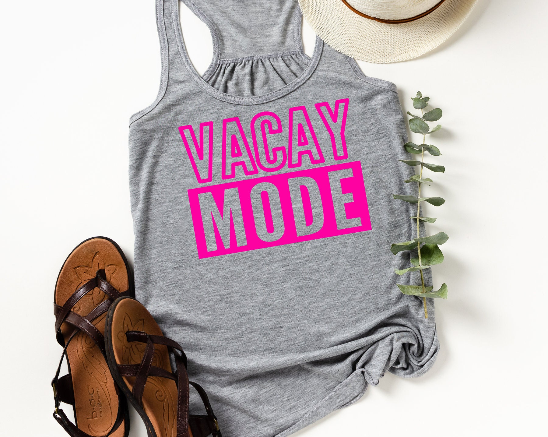 Summer Vacation Tank Vacay Mode Women's Flowy | Etsy