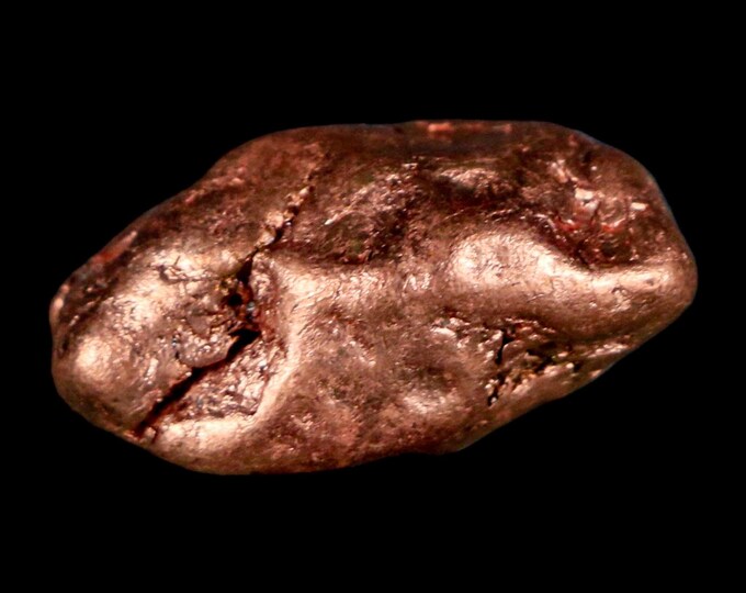 1" Solid Native Copper Polished Nugget Mineral Keweenaw Michigan Free ...