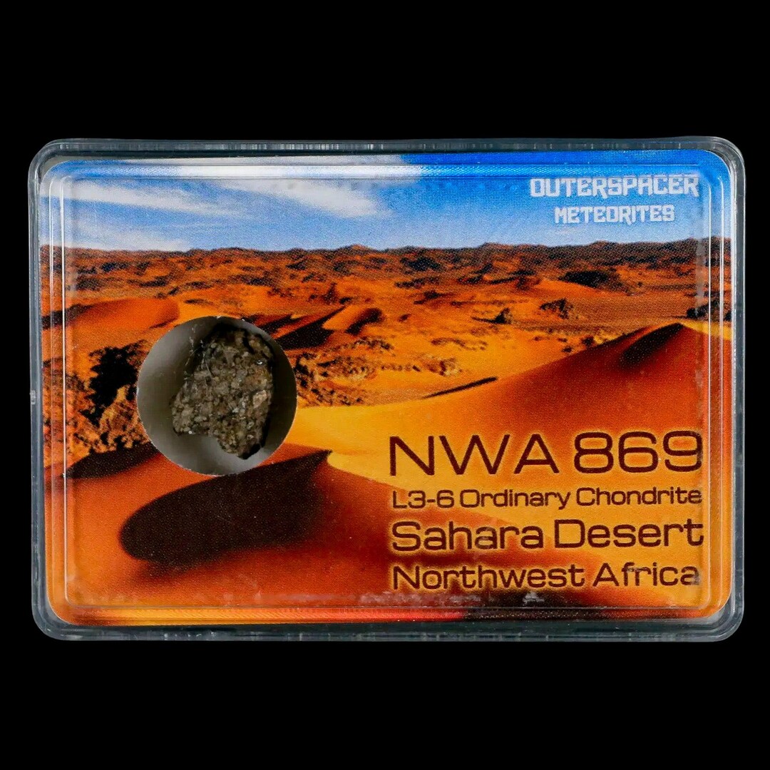 NWA 869 Meteorite Sahara Desert Northwest Africa L3-6 Chondrite 2 Grams ...