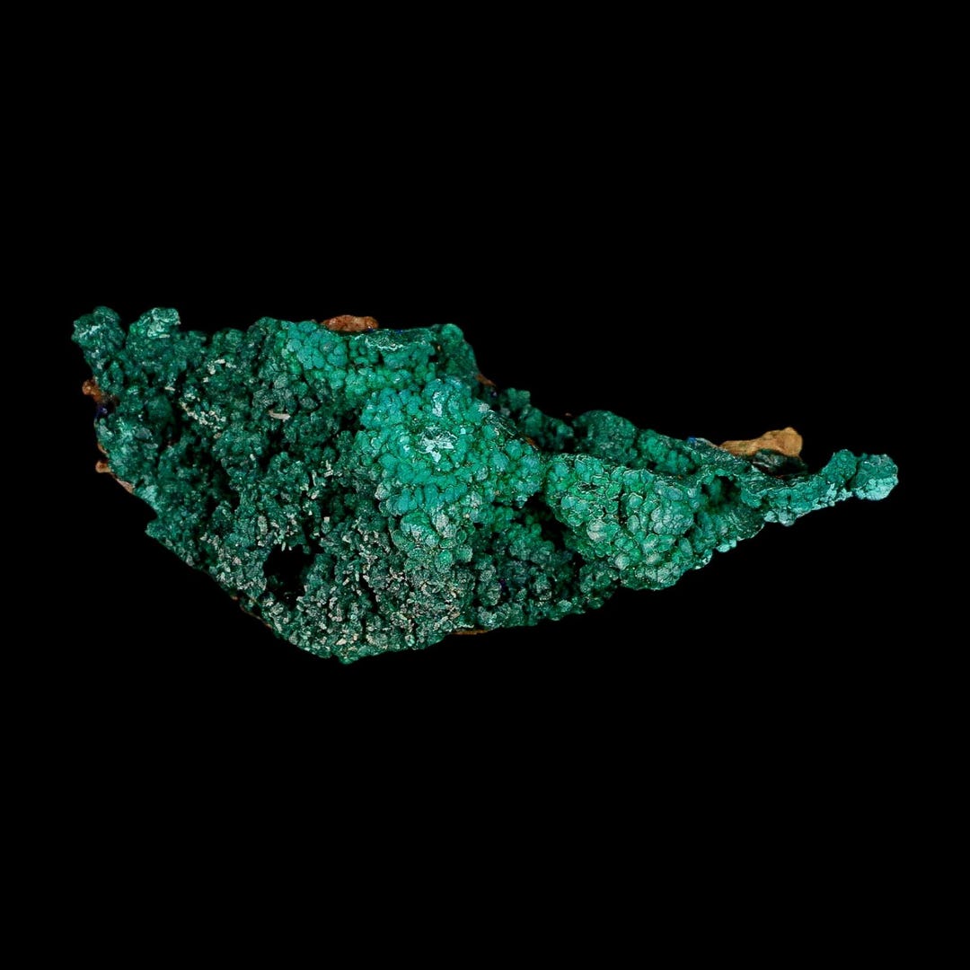 2.9" Dark Green Malachite Crystal Mineral Specimen Tiznit Morocco Free ...